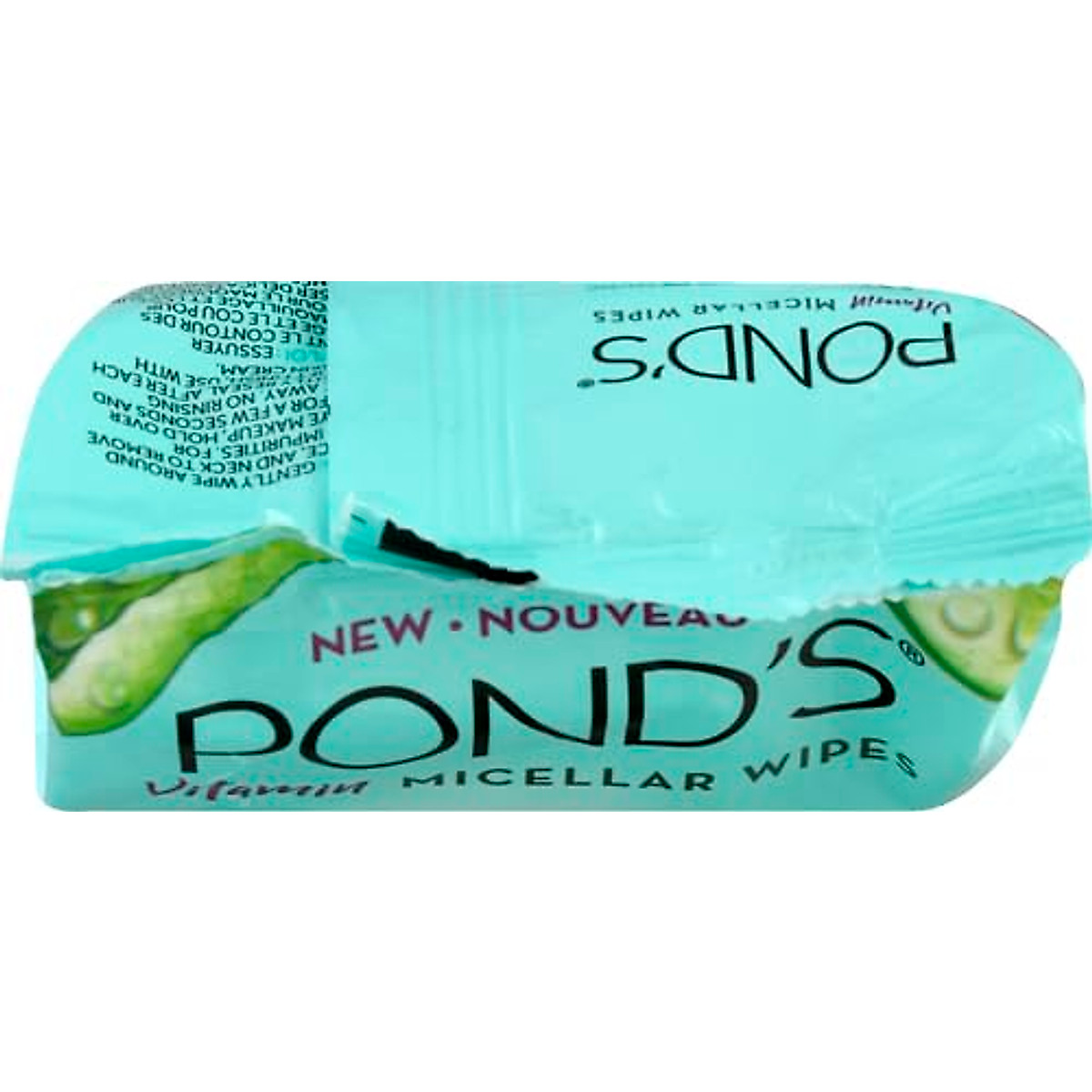Pond's Vitamin Micellar Wipes For Dry Skin Hydrate Aloe Vera Removes Waterproof Makeup 25 Wipes