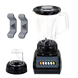 Professional Kitchen Blender Set with Blending & Grinding Blades Countertop Blender 900W Adjustable Speeds Blender with 53 Oz Blender Cup for Shakes and Smoothies,10 Oz Grinder Cup for Coffee,Bonus 2pcs Cord Organizer (Black)