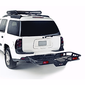 ROLA 59502 Vortex Steel Cargo Carrier, Hitch-Mount, High-Capacity Basket (2-Inch Receivers)