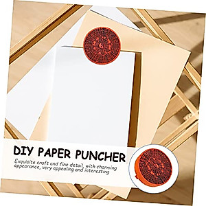 TEHAUX Seal of Rebirth Curse Chinese Decor Woodsy Decor Wooden Decor Decorative Stamps Chinese Wood Stamp espejos Wood Bagua Stamp Decor Stamp for Crafts Wooden Stamp Chinese Style China