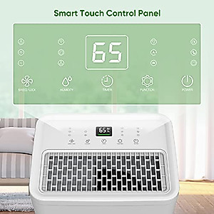 4500 Sq. Ft 50 Pint Dehumidifier for Basement, COLAZE Dehumidifiers with Drain Hose for Home Bedroom Bathroom Large Room, Auto Defrost & Full Water Alarm & 24H Timer with 1.59 Gallon Water Tank