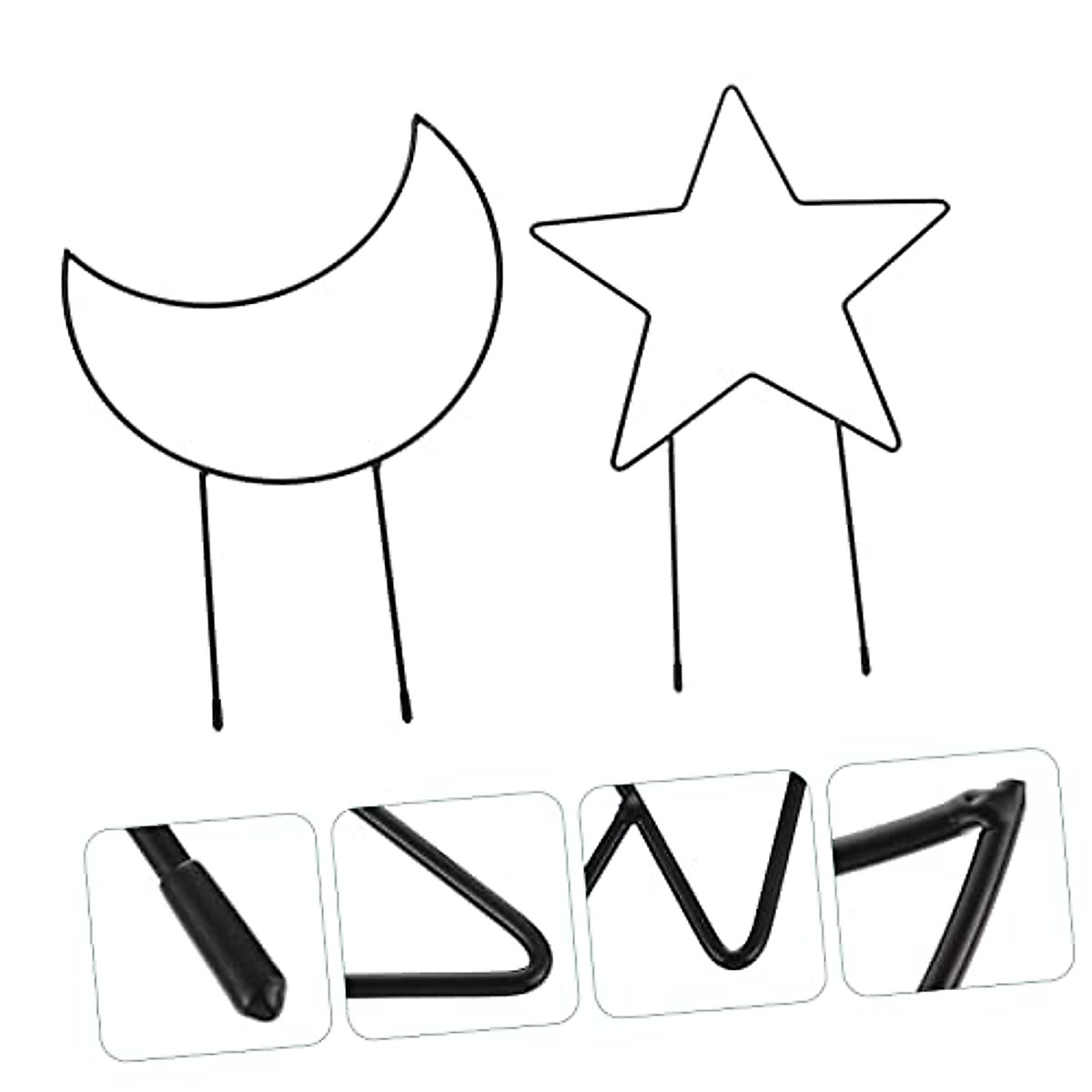 COHEALI 2pcs Flower Arrangement Roses Plants Tomato Plants Flowers Plants Flowers Trellis Climbing Plant Support Plant Support Ring Flower Support Rack Plant Stem Support Iron Trellis Vine