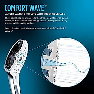 TOTO TBW01009U4#PN G Series Round Single Spray 4 Inch 1.75 Gpm Handshower with Comfort Wave Technology, Polished Nickel Showerheads