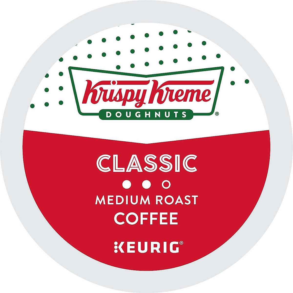 Krispy Kreme Classic, Single-Serve Keurig K-Cup Pods, Medium Roast Coffee Pods, 32 Count