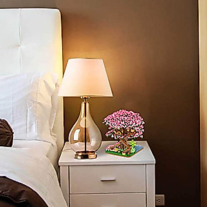 Gyinere Cherry Blossom Bonsai Tree Building Blocks for Girls,Mini Bonsai Tree Kit,Cherry Blossom Tree Toy Building Sets,Sakura Tree House Decor Building Sets for Adults,Idea Gifts for Adults Kids