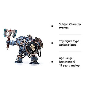 Joytoy Warhammer 40K 1/18 Action Figures Joy Toy Mecha Figure Model Space Wolves Space Marines Space Wolves Venerable Dreadnought Brother Hvor