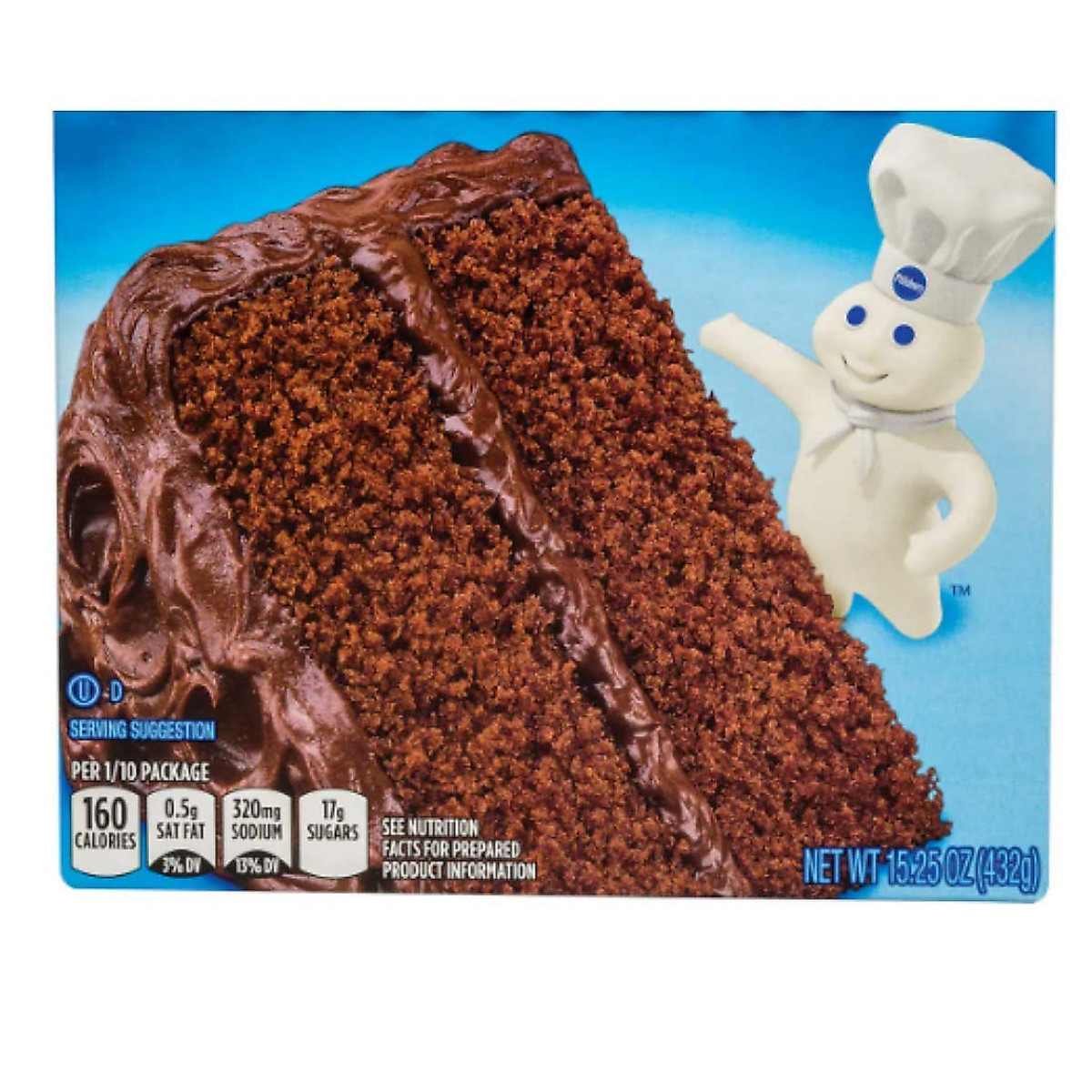Pillsbury Traditional Chocolate Cake Mix, 15.25 oz
