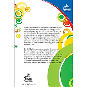 Carson Dellosa | Skill Builders Reading Comprehension Workbook | 5th Grade, 80pgs