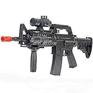 BBTac Airsoft Gun Package - Dark Ops - Collection of Airsoft Guns - Powerful Spring Rifle, Shotgun, Two SMG, Mini Pistols and BB Pellets, Great for Starter Pack Game Play