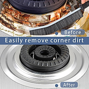 Loyuril Crevice Cleaning Brush, 2024 New Multifunctional Gap Cleaning Brush Tool, Thin Scrub Brush, Grout Cleaner Brush Hard Bristle Crevice Cleaning Brush (4pcs)