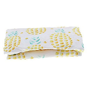 Tongina Reusable Diaper Change Table Pad Covers, Pineapple, as described