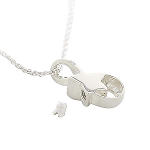 Butterfly Infinity Cremation Jewelry Pendant and Necklace for Ashes, Sterling Silver, Cremation Jewelry for Ashes