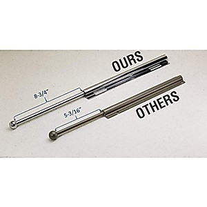 12" Valet Rod Standard for Closet Polished Chrome PC Metal