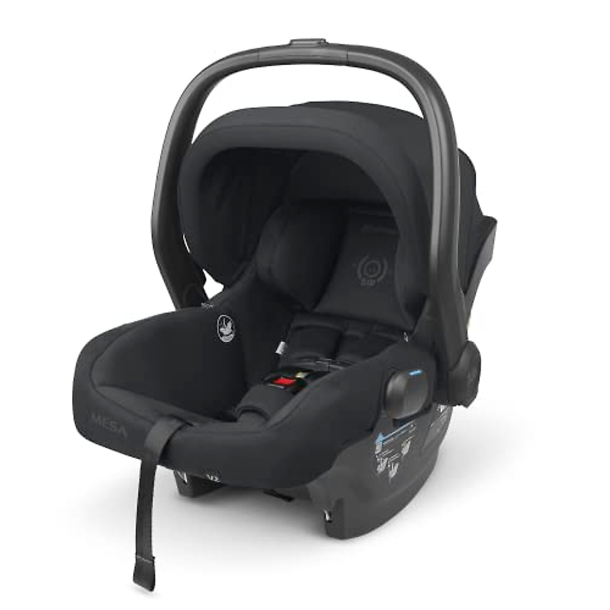 Vista V2 Stroller - Gwen (Green Melange/Carbon/Saddle Leather) + MESA V2 Infant Car Seat - Jake (Charcoal)