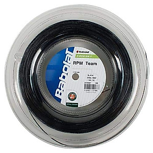 Babolat RPM Team (Black) (17g-1.25mm) Tennis String Reel (660')
