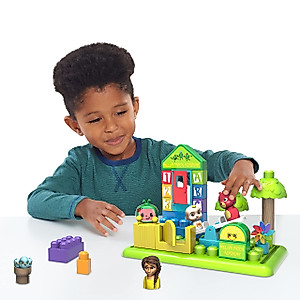 Just Play CoComelon Patch Academy, 53 Large Building Blocks Includes 6 Character Figures, Multi-color (96119)