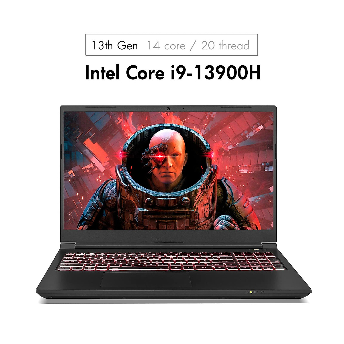 Sager 2023 NP6251C Gaming Laptop, 15.6 Inch FHD 144Hz, Intel i9-13900H, RTX 4050 6GB, 64GB RAM, 2TB Gen4 NVMe SSD, Win 11