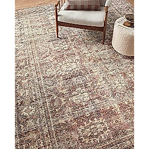 Loloi Amber Lewis x Georgie Bordeaux/Antique 5'-0" x 7'-6" Area Rug