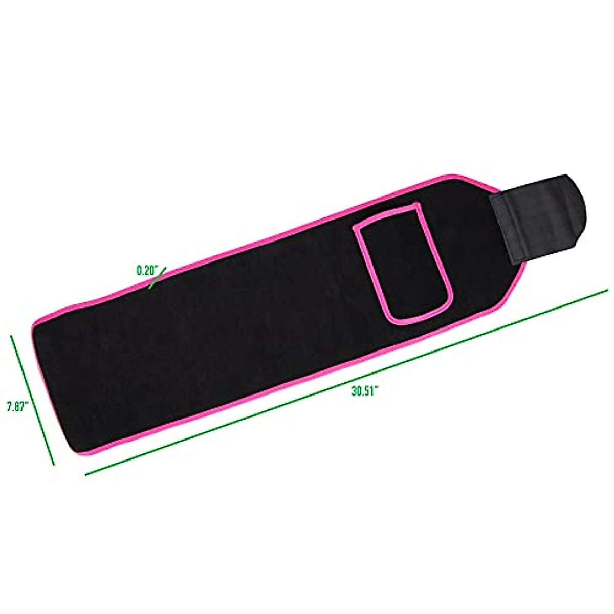 Mind Reader Waist Trainer Belt, Tummy Cincher for Exercise, Slimming Stomach Shaper for Men and Women, Sport Girdle, Neoprene, 30 in., Small, Pink