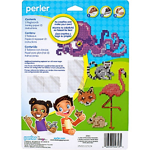 Perler Beads Funfusion: Large Clear Interlocking Pegboards, 2pcs
