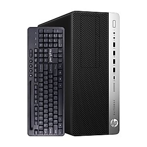 HP EliteDesk 800G3 Tower Computer PC, 16GB RAM, 500GB SSD Hard Drive, Windows 10 Professional 64 Bit (Renewed)
