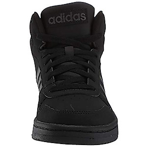 adidas Men's Hoops 2.0 MID Sneaker, core Black/core Black/Grey Six, 9.5 M US