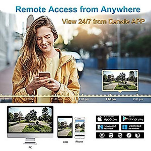 【Full Color Night Vision】 Anpviz 8MP IP PoE Security Bullet Camera, Starlight IP Camera with Audio/Microphone, IP66 Waterproof Outdoor Home Surveillance , Motion Detection