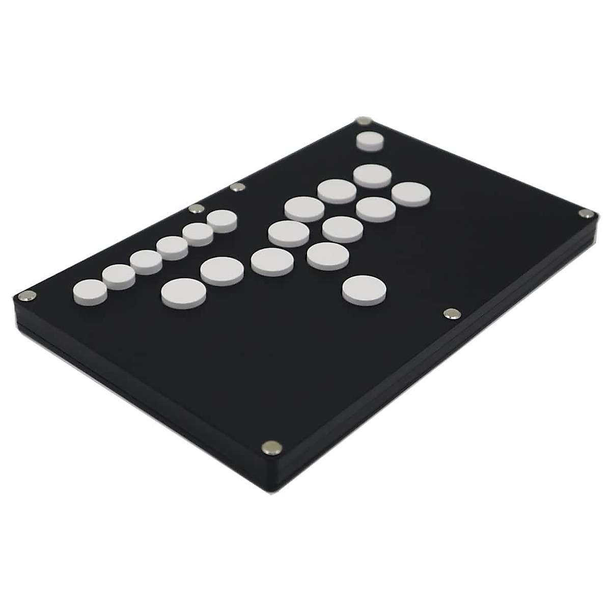 B1-PS-B Ultra-Thin All Buttons Arcade Joystick Game Controller For For PS5/PS4/PS3/PC Black Matte Acrylic Panel