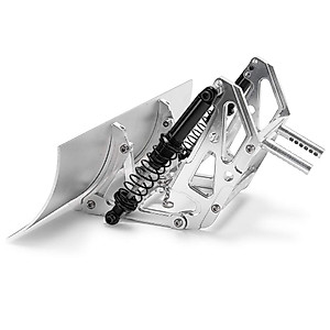 RCLIONS RC Model Car Snowplow Snow Shovel Remote Control for Axial SCX10 90046/90047 TRX4 D90 Redcat gen8 1/10th RC Crawler Car