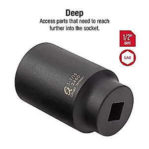 Sunex 246D 1/2-Inch Drive 1-7/16-Inch Deep Impact Socket