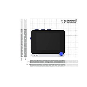 Seeed Studio Wio Terminal ATSAMD51 Core with Realtek RTL8720DN BLE5.0 Dev Board, Wireless Microcontroller Python Terminal Device Compatible with Raspberry Pi for Arduino, Micropython, and TinyML.