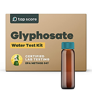 Glyphosate (Roundup) in Water Test Kit | Specialized Tap Score | EPA Certified Drinking Water Labs | Best Water Test 2021-24 | 100% Unbiased