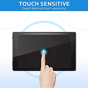 XinWoTuo Tempered Glass Screen Protector for Amazon HD 10 Tablet 10.1 inch (9th Generation 2019 Release and 7th Generation 2017 Release), Scratch-Resistant/Anti-fingerprint /2Pcs