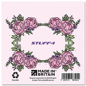 Stuff4 Cute Birthday Cards for Niece - Birthday Flowers - Happy Birthday Card for Niece from Aunt Uncle, Niece Special Birthday Gifts, 5.7 x 5.7 Inch Birthday Greeting Cards Gift for Niece