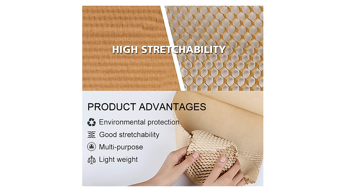Eco-Friendly Honeycomb Packing Paper for Moving & Gifts