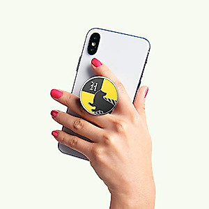 ​​​​PopSockets Phone Grip with Expanding Kickstand, PopSockets for Phone - Enamel Hufflepuff