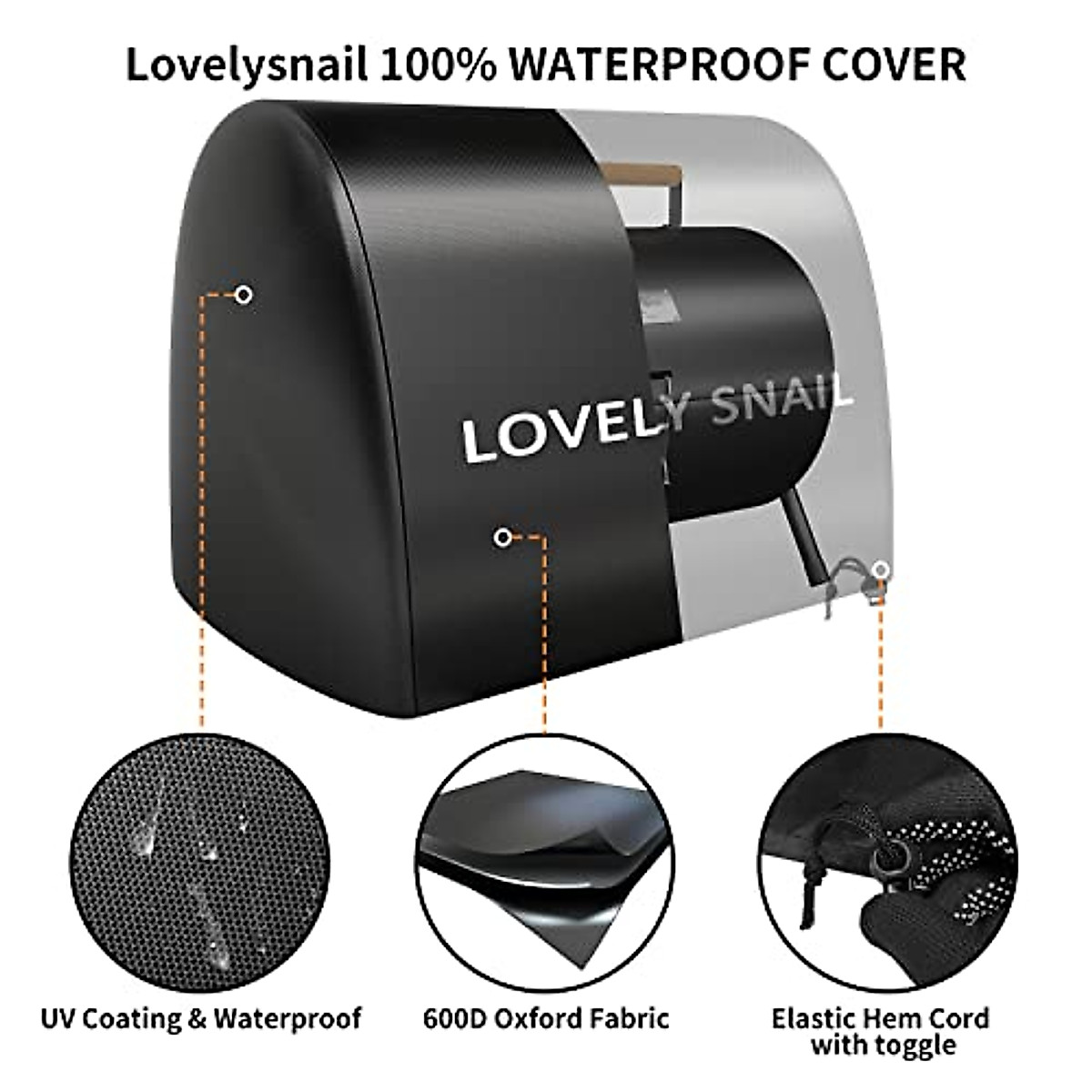 Lovely Snail Charcoal Grill Portable BBQ Grill, Barbecue Camping Grill for Outdoor Cooking, Camping and Picnic