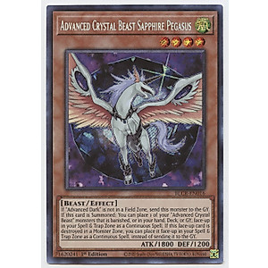 Advanced Crystal Beast Sapphire Pegasus - BLCR-EN016 - Secret Rare - 1st Edition