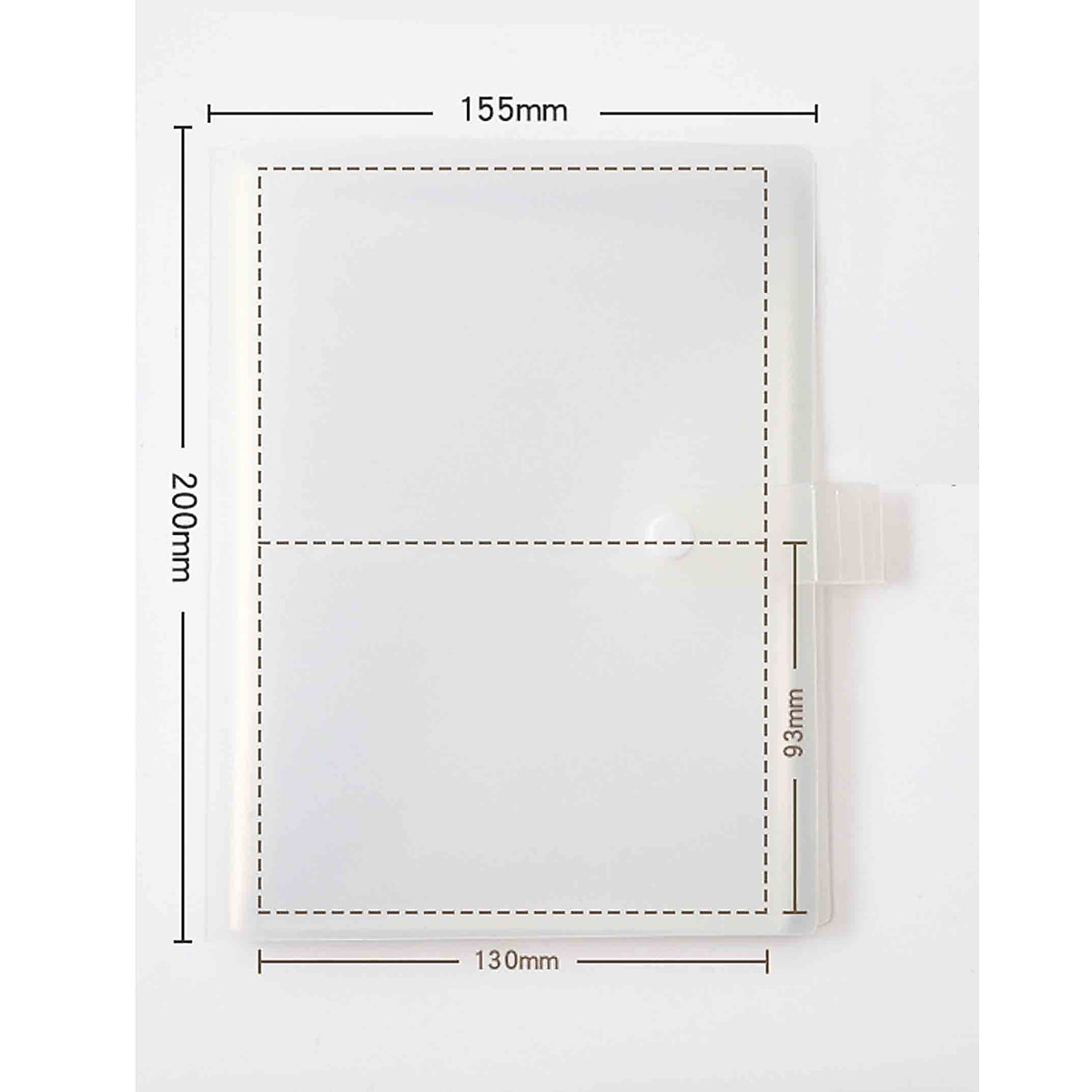 YOAVIP 3x5 Index Cards Clear Plastic Holder Organizer Pouches Book Binder 40 Page Hold 160 Cards