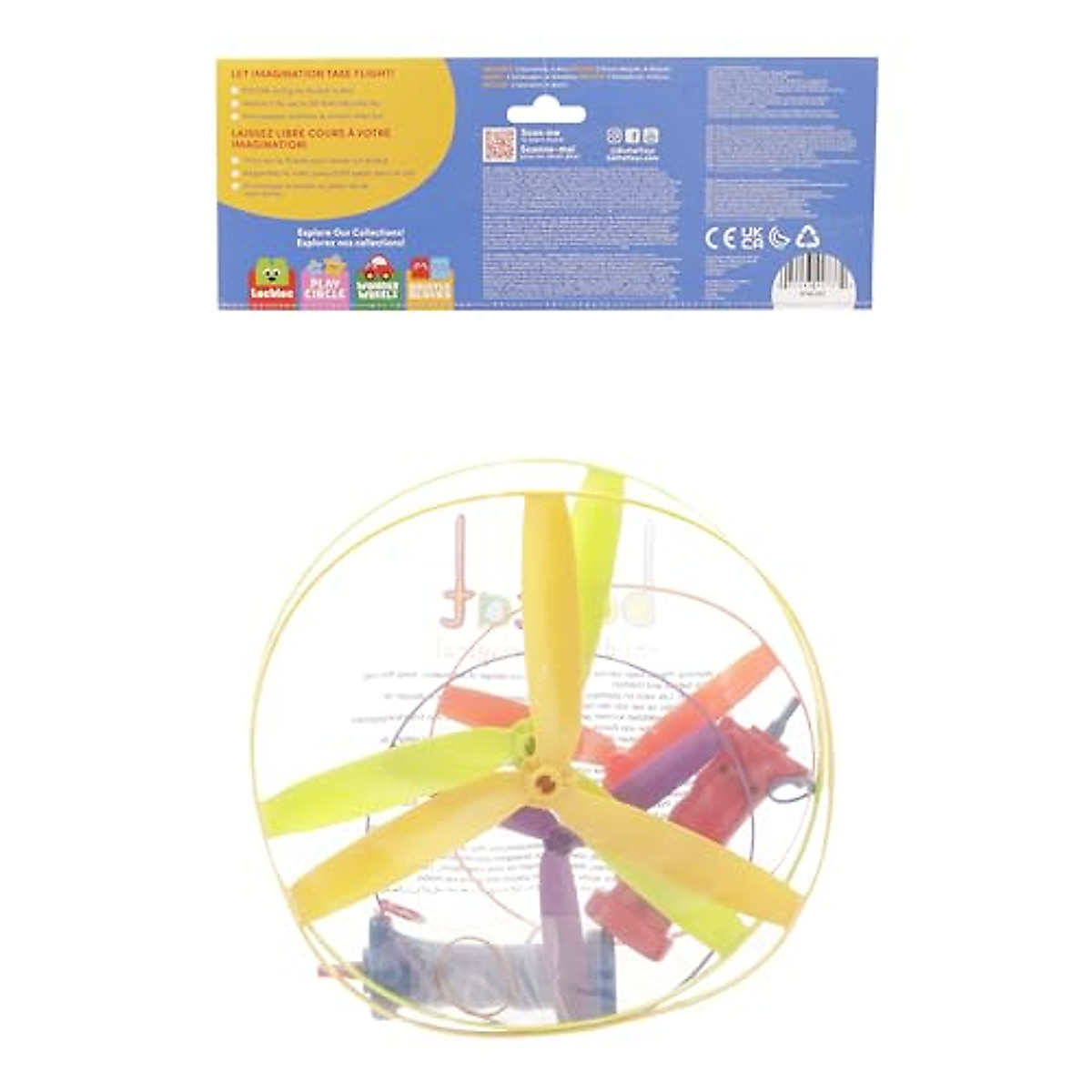 Battat – Flying Disc Toy – 2 Launchers & 4 Discs – Helicopter Playset – Outdoor Toys For Summer – 3 Years + – Skyrocopter