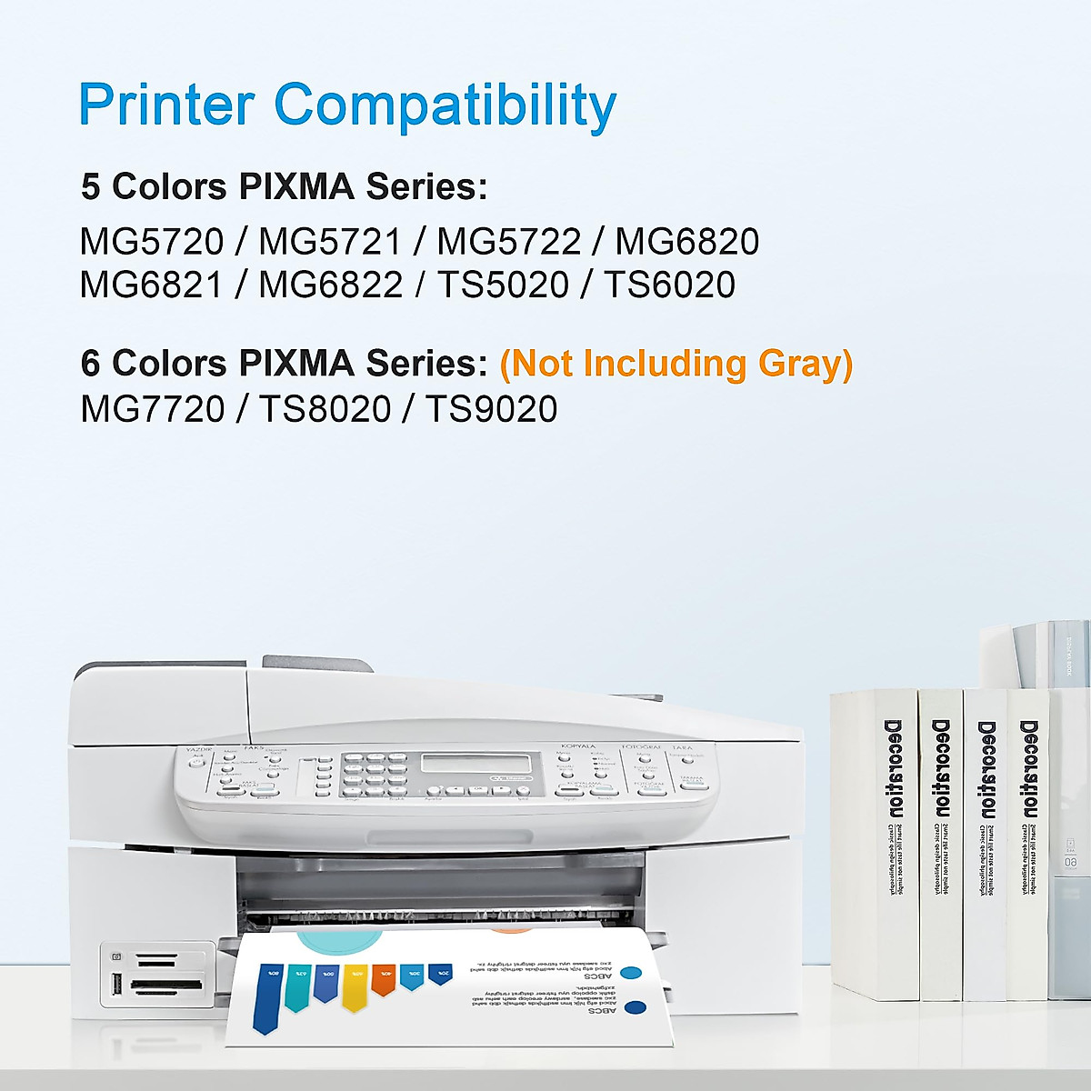 5 Pack - MG6821 Ink Cartridges Replacement for Canon PGI-270XL CLI-271XL PGI270XL CLI271XL PGI270 XL CLI 271 XL to use with MG6821 MG6820 TS6020 TS8020 TS9020 (PGBK, Black, Cyan, Magenta, Yellow)