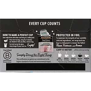 BigelowTea Earl Grey Tea (Decaffeinated), 20 Count(Pack of 1)