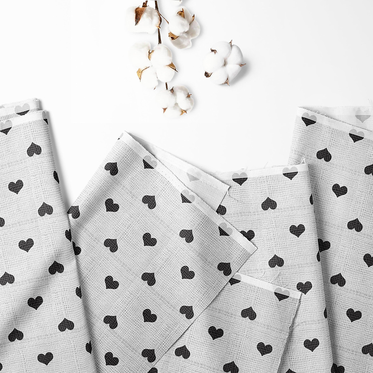 Bacati - 2 Pack Love/Aztec/Arrows/Hearts Silky Soft Breathable 100% Cotton Muslin Baby Crib Fitted Sheets - Fits Standard 28 x 52 x 5 Crib & Toddler Mattresses (Hearts Black)