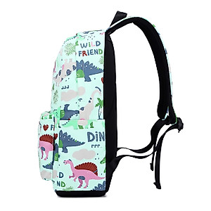 Acmebon Fashion Roomy Cute Backpacks for Teen Girl Children Lightweight School Bookbag Dinosaur
