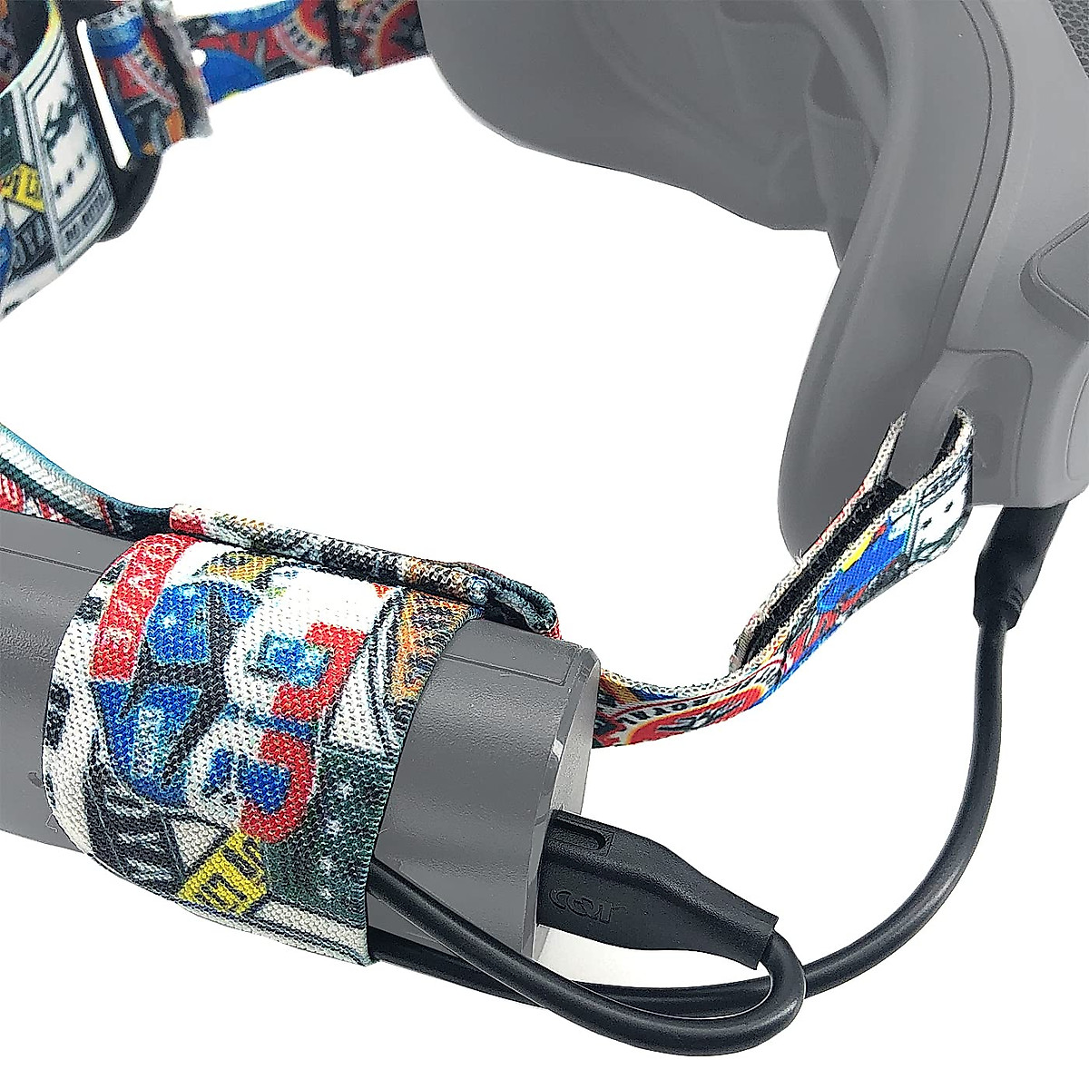 Adjustable Head Strap and Power Cable 30CM for DJI Avata Goggles 2, Power Charging Cable Replacement and Headband Strap for DJI Avata Pro-View Combo Goggles 2 Accessories(Not for FPV Goggles V2)