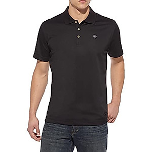 Ariat Men's TEK Polo - Black, X-Large Tall