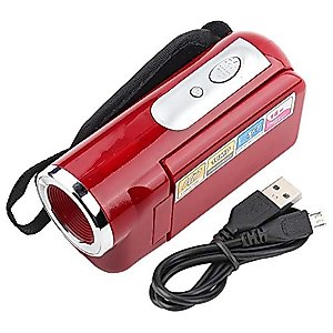 Aoutecen Camera, Digital Video Camera Can Be Played Back and Deleted Video Camera for Cultivate Children's Interest in Photography and Children's Brains(red)