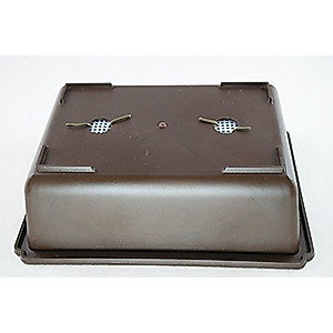 US Made 5 Plastic Drainage Mesh/Screen/Net for Potted Plants & Bonsai Pots - 10.5"x 13.5" White