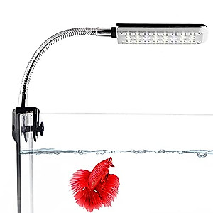 JOR Nano Aquarium Betta Light, Adjustable Height (Intensity) and Angle (Direction), for Nano Tanks, Electrical Cord