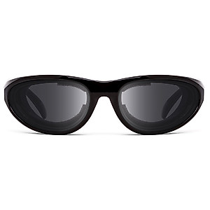 7 EYE Diablo | Wind Blocking Sunglasses - Glossy Black, Polarized Gray Lenses